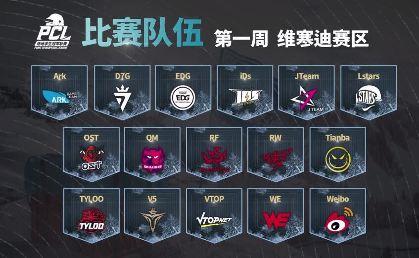【媒体】PCL第一周第二日维寒迪 Weibo遗憾淘汰 - 新闻 -PUBG