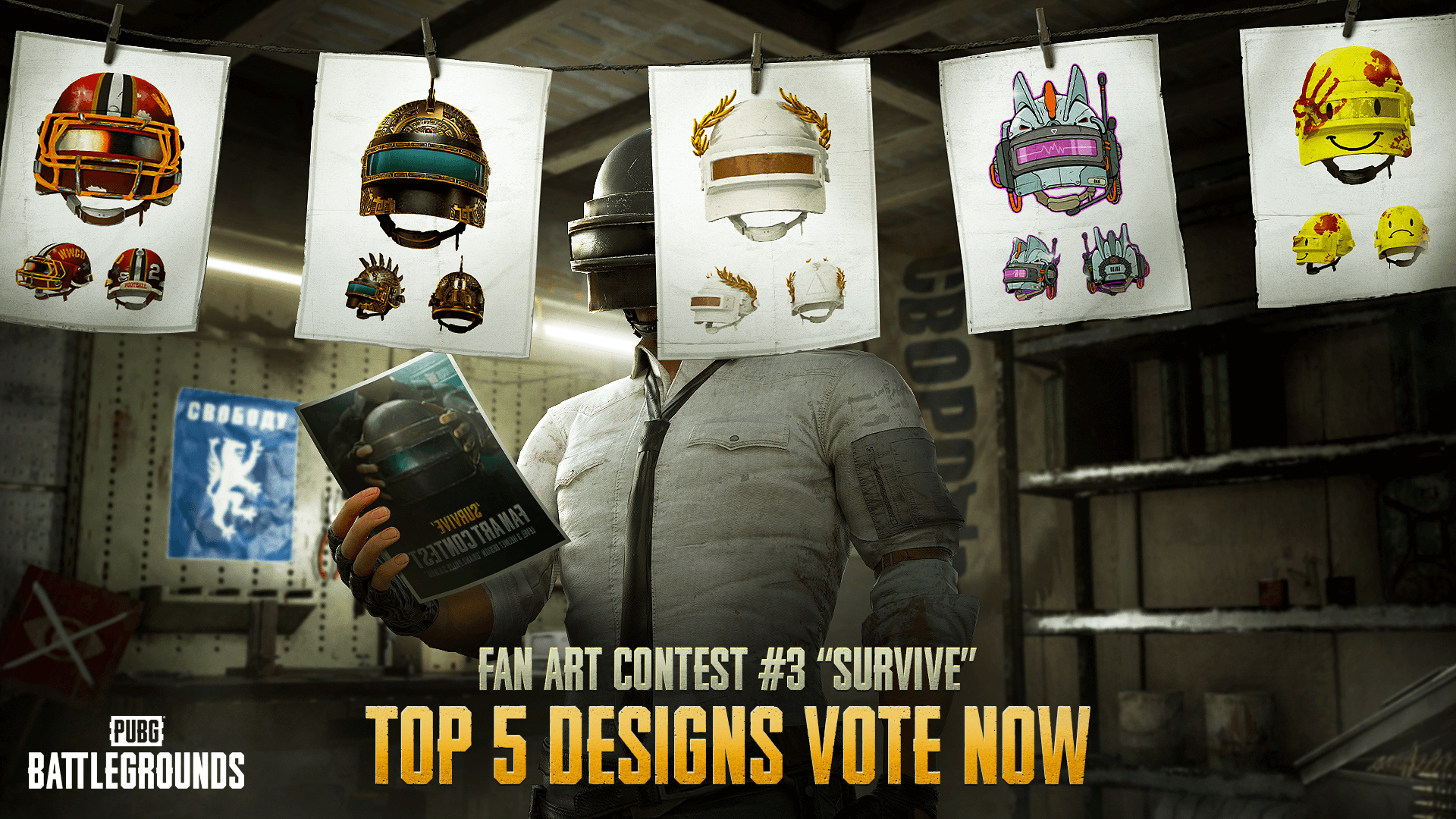 Start Voting for Fan Art Contest: SURVIVE! - EVENT - PUBG: BATTLEGROUNDS