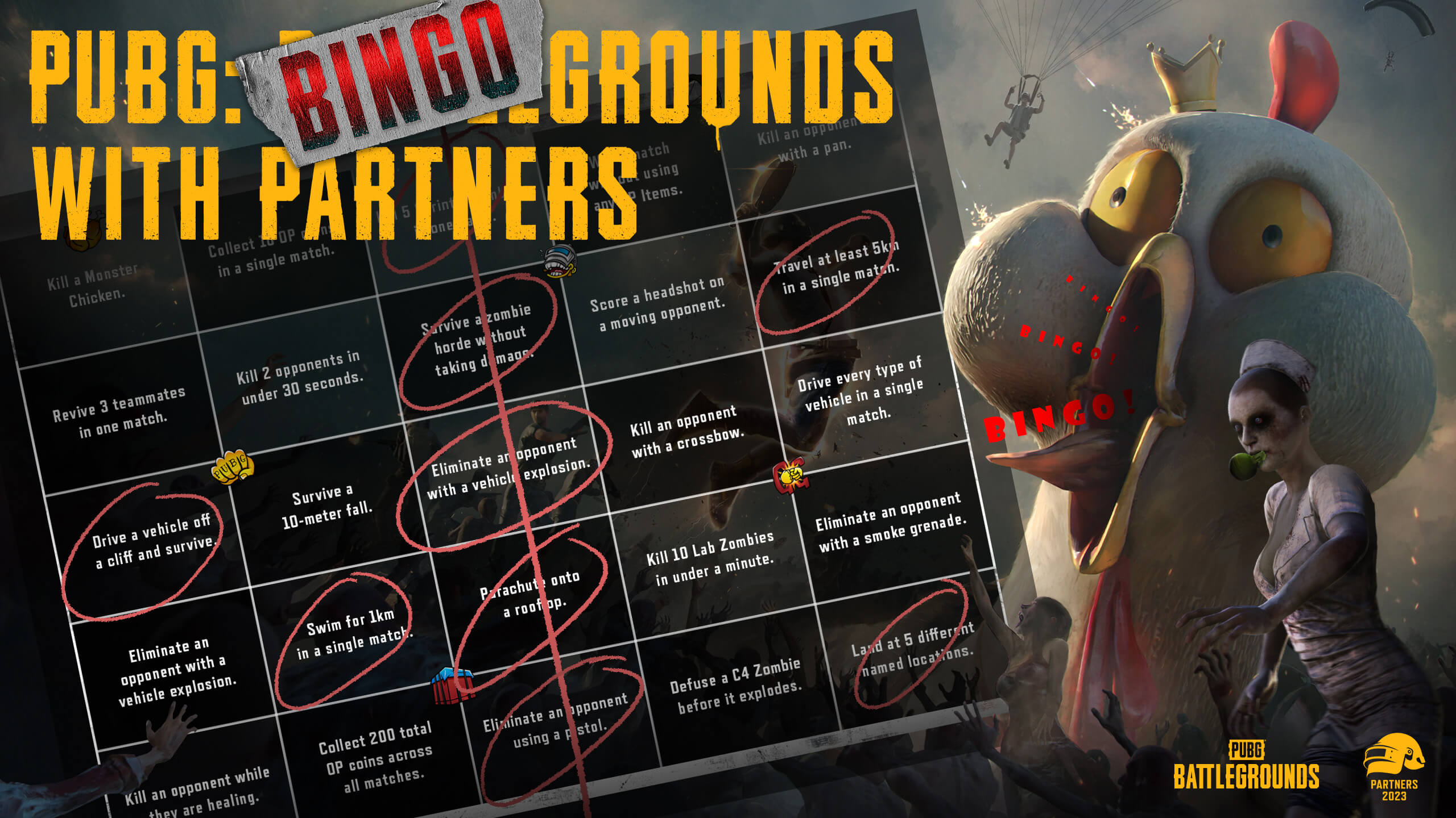PUBG: BingoGrounds - Featuring PUBG Partners - NEWS - PUBG: BATTLEGROUNDS