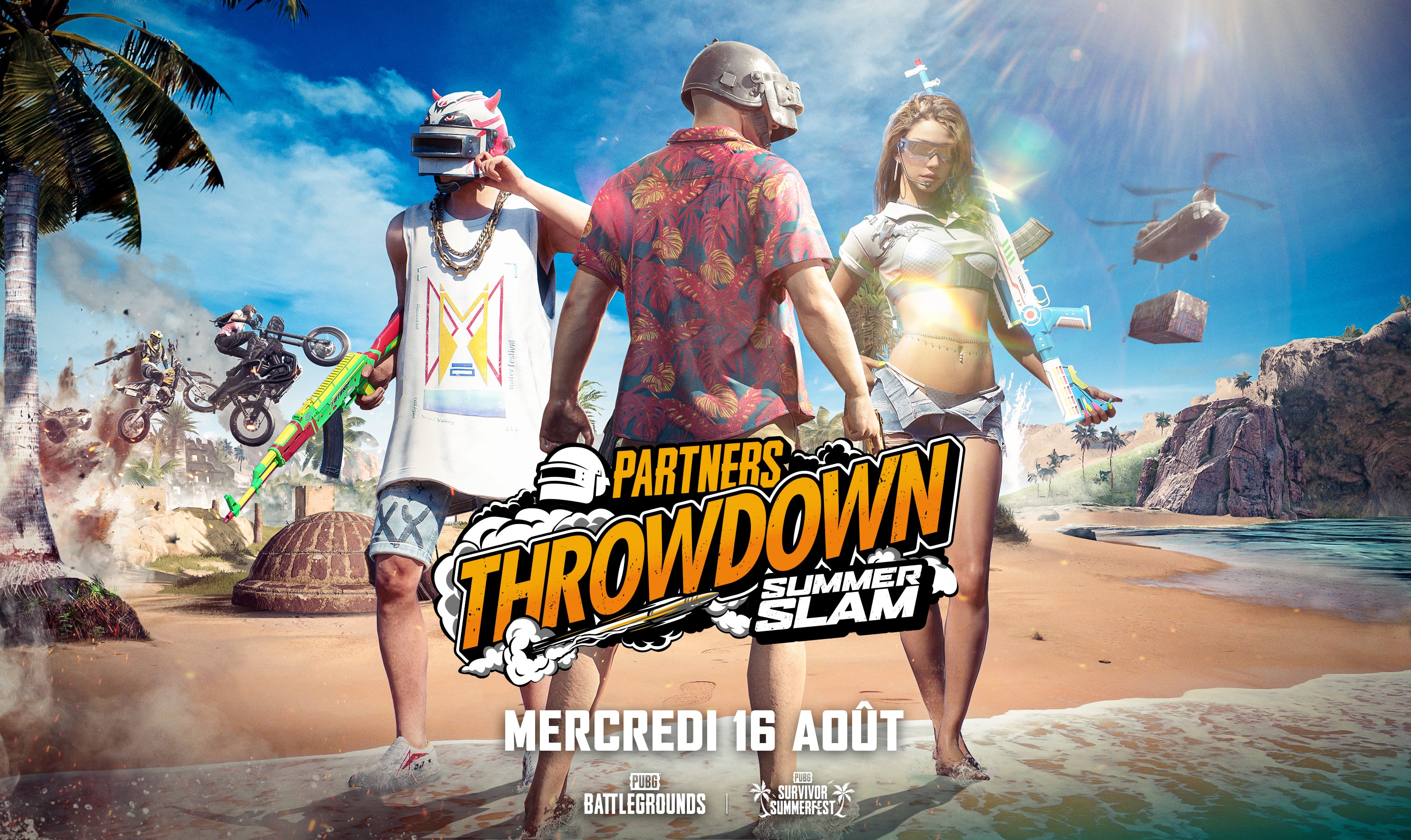 PARTNERS THROWDOWN: SUMMER SLAM - ÉVÉNEMENTS - PUBG: BATTLEGROUNDS