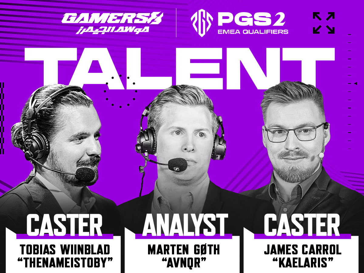 PGS 2 EMEA Qualifiers: Talent & Broadcast Channels - NEWS - PUBG ESPORTS