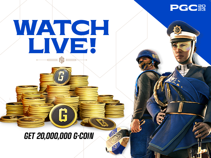 观看PGC 2023直播，赚取 G-Coins！ - 最新消息 - PUBG电竞