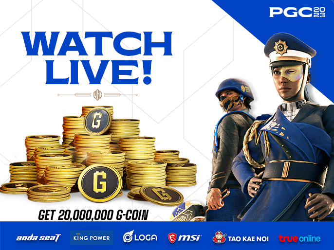 Watch PGC 2023 live and earn G-Coins! - NEWS - PUBG ESPORTS
