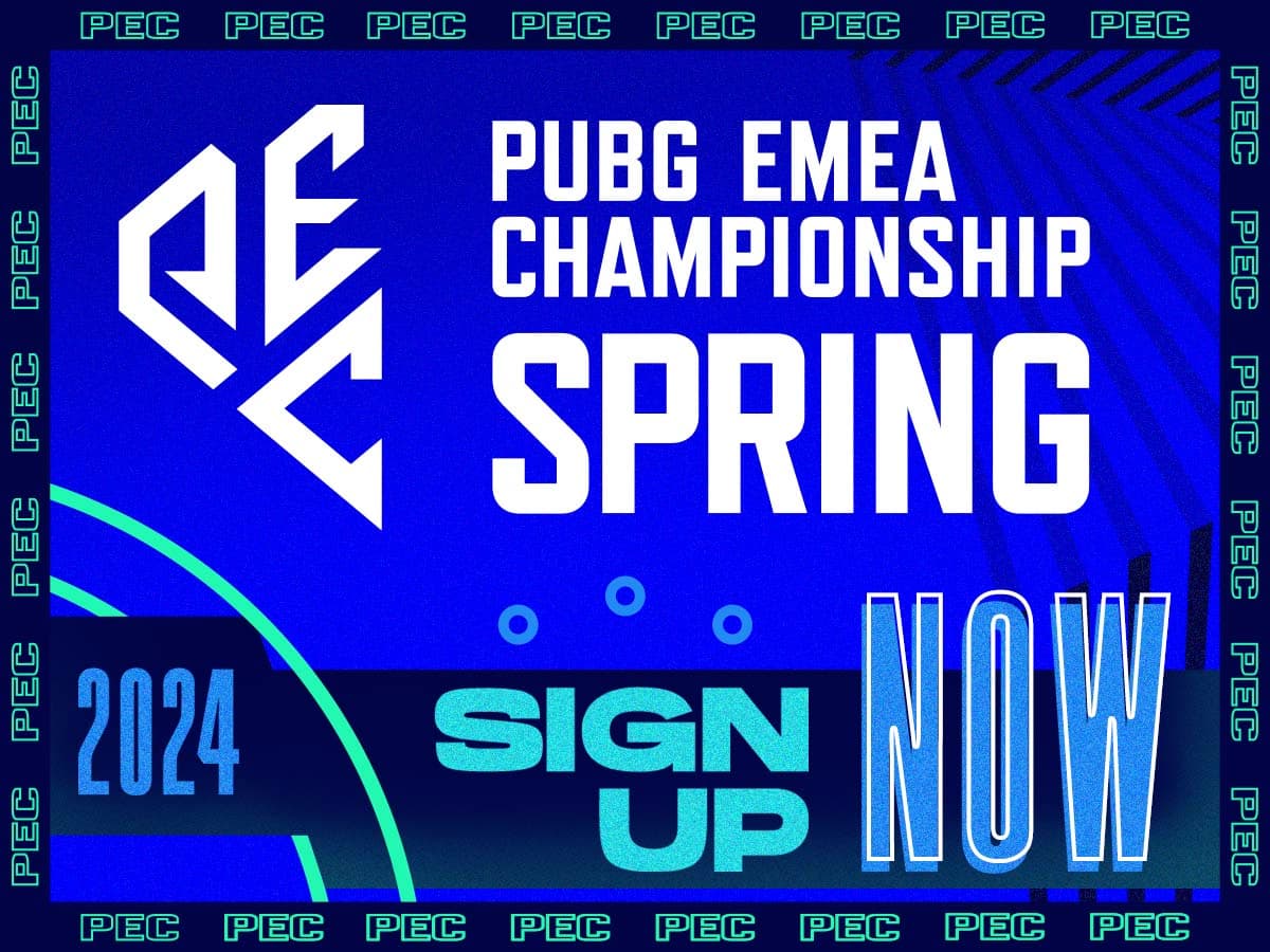 PEC: Spring Open Qualifiers - SIGN UP NOW! - NEWS - PUBG ESPORTS