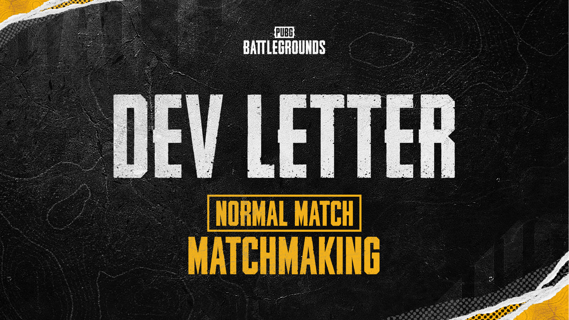 Dev Letter: Matchmaking for Normal Match - NEWS - PUBG: BATTLEGROUNDS