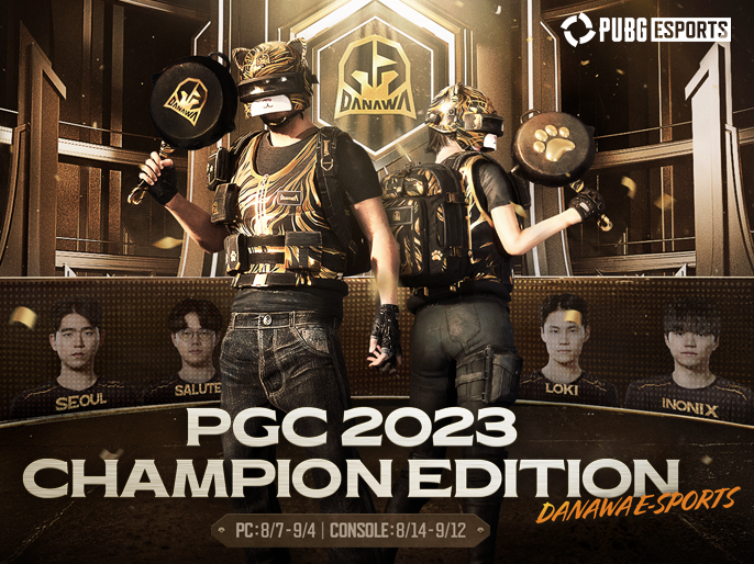 DNW PGC 2023 冠軍特典套裝，現已推出！ - 最新消息 - PUBG ESPORTS