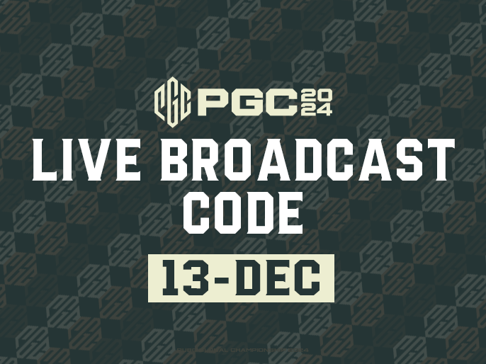 Live Broadcast Code (13 Dec) - NEWS - PUBG ESPORTS