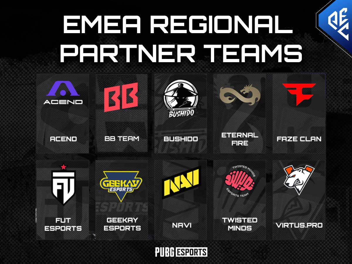 Introducing the 2025 EMEA Regional Partner Teams - NEWS - PUBG ESPORTS