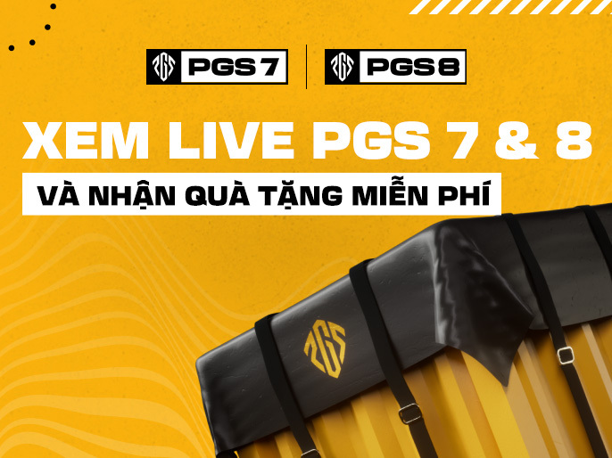 Xem PGS 7 & PGS 8 để nhận quà tặng miễn phí! - TIN TỨC - PUBG ESPORTS