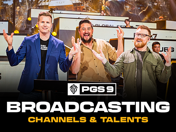 PGS 9 Broadcast & Co-Streamers - NEWS - PUBG ESPORTS
