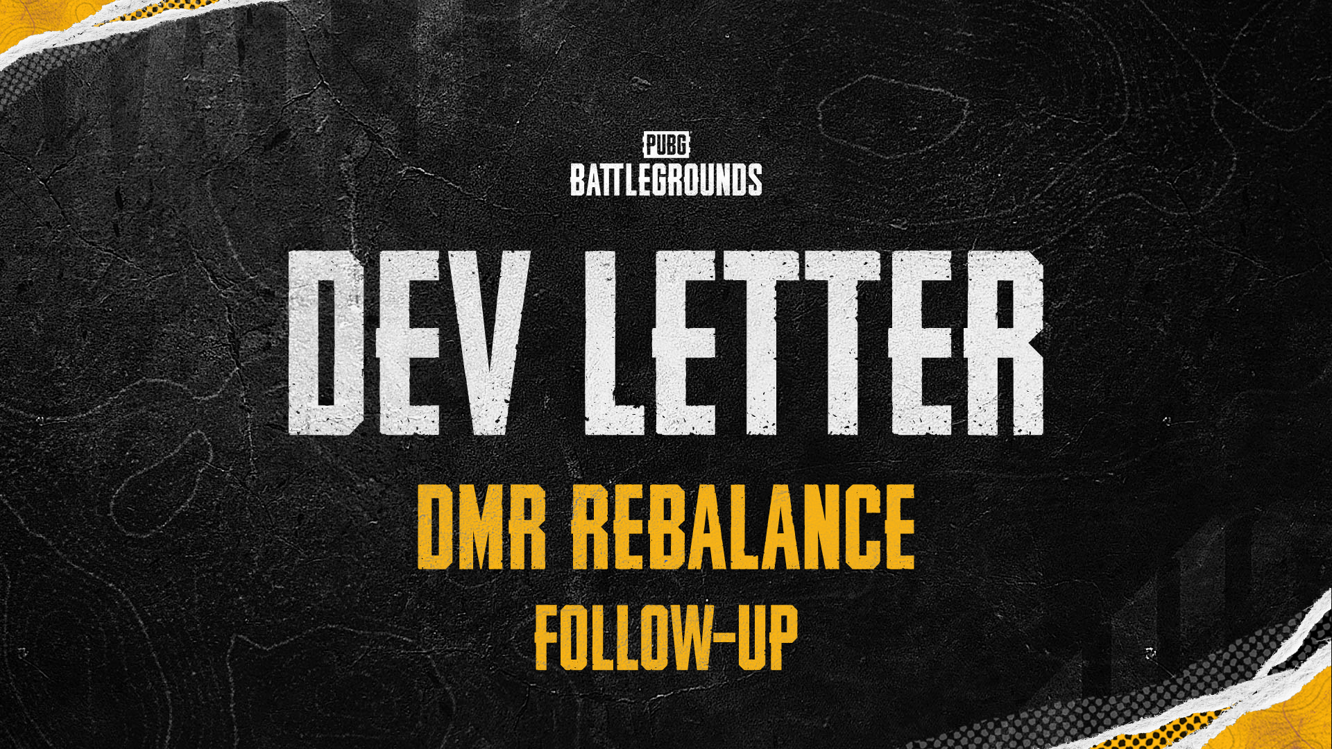 Dev Letter: DMR Rebalance Follow-Up - NEWS - PUBG: BATTLEGROUNDS