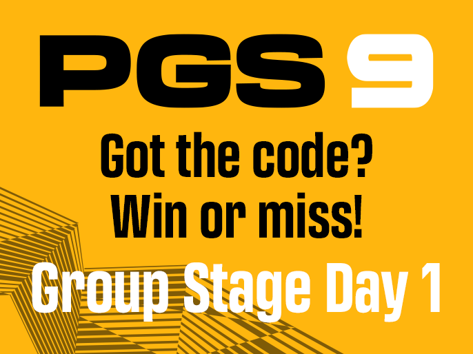 [Broadcast Code] PGS 9 Group Stage Day 1 - NEWS - PUBG ESPORTS
