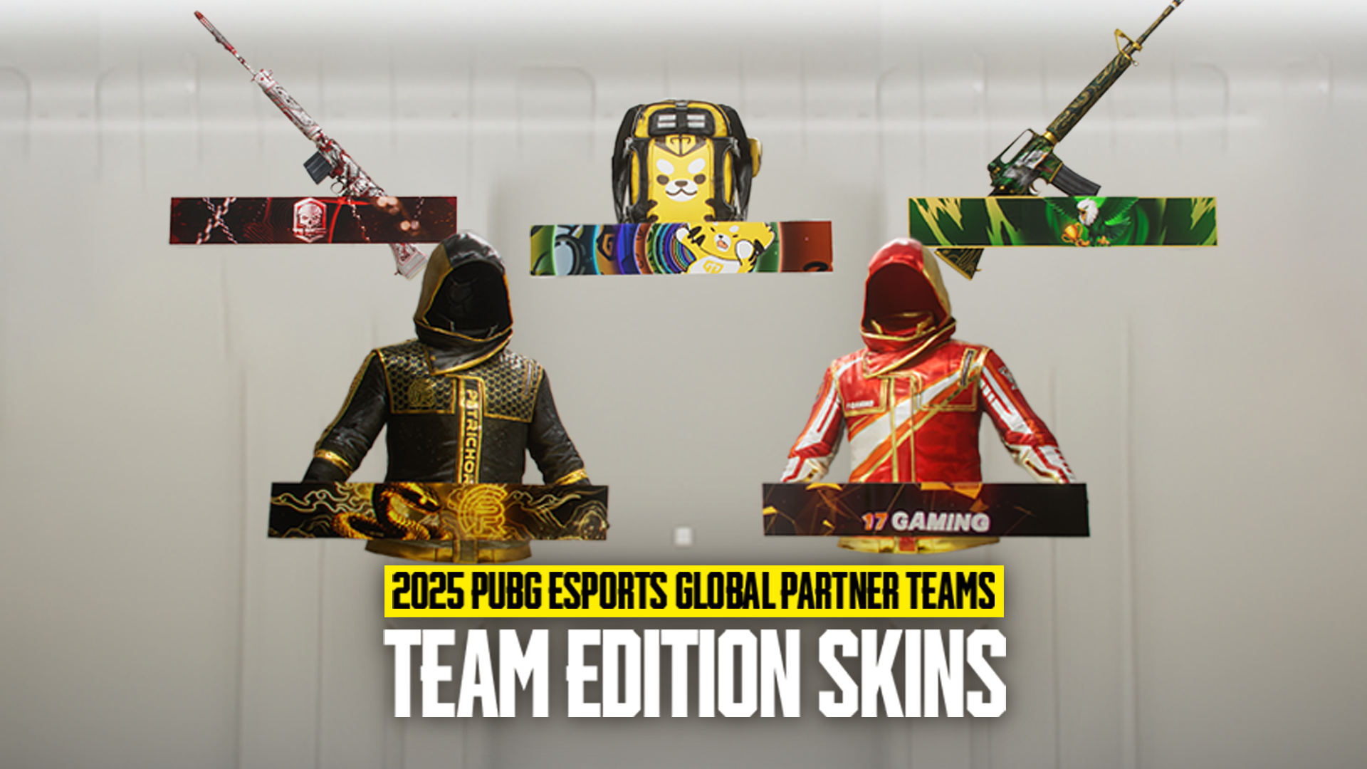 Introducing the 2nd 2025 PUBG GLOBAL PARTNER TEAMS: Team Edition Skins ...