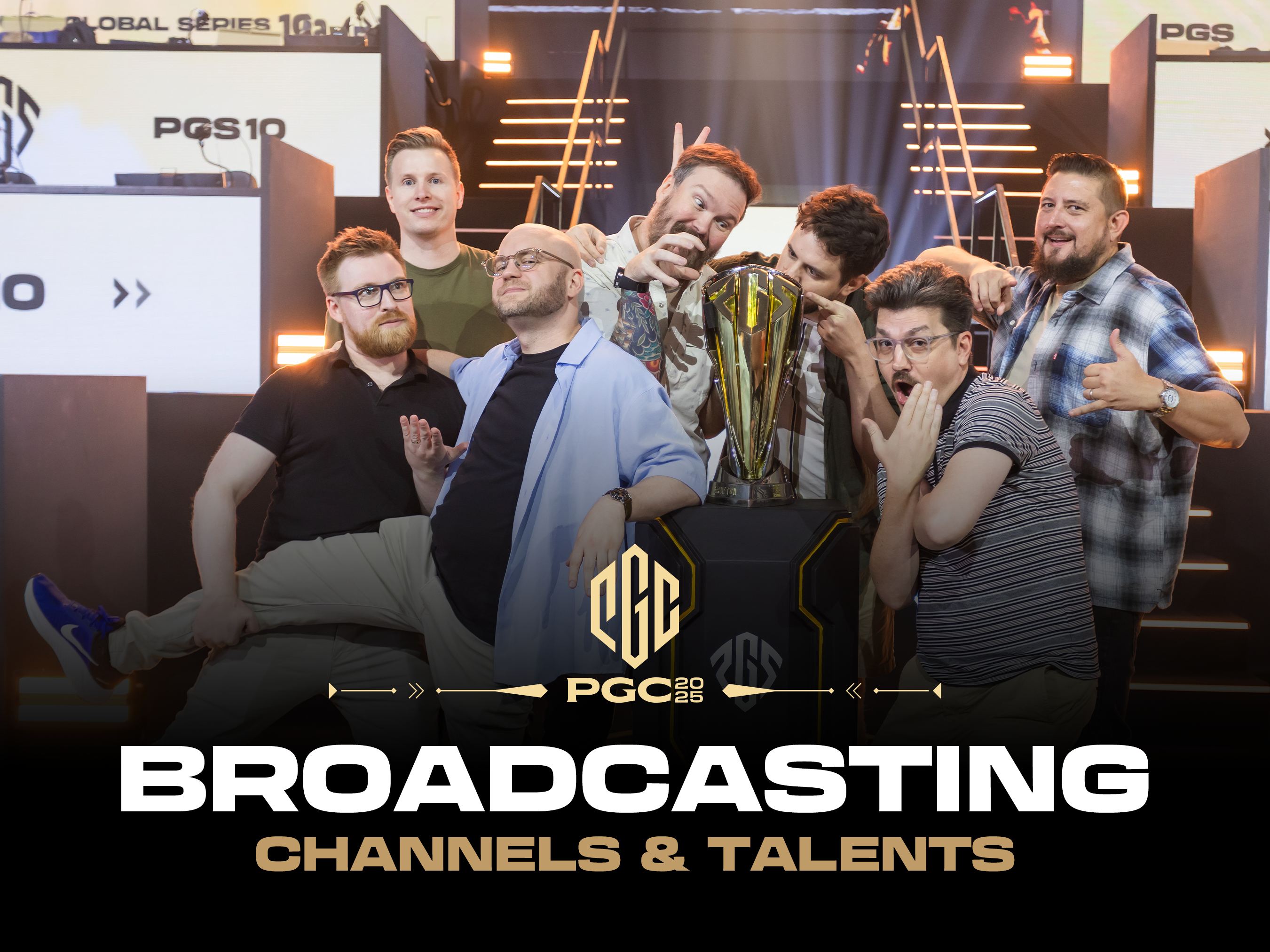 PGC 2025 Official Broadcasting Channels - NEWS - PUBG ESPORTS