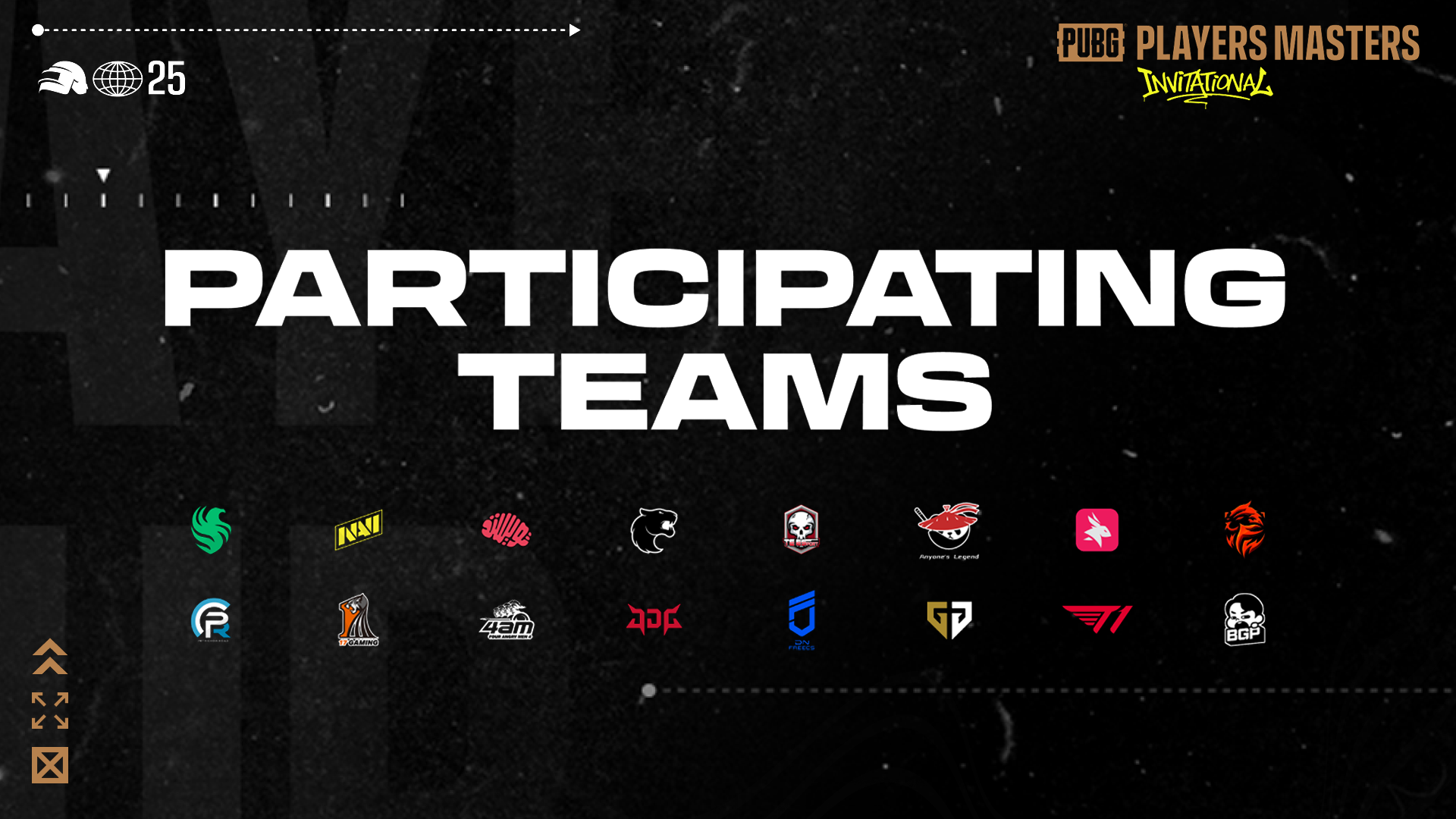 PUBG Players Masters Invitational Participating Teams & Players - NEWS ...