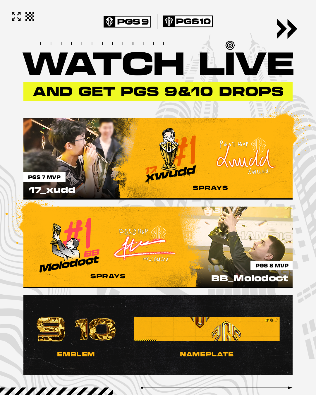 How to Enjoy PGS 9 & PGS 10: Drops - NEWS - PUBG: BATTLEGROUNDS