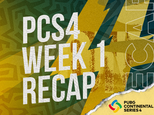 PCS4 Week 1 Recap - Prize Ranking and PEPS+ - NEWS - PUBG ESPORTS