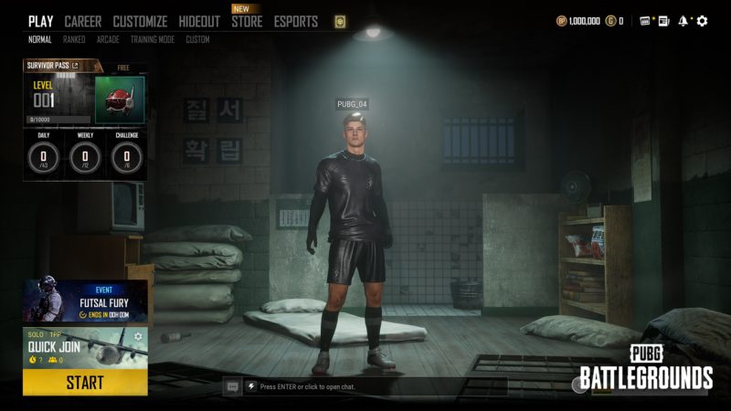 PUBG LABS: Futsal Mode - NEWS - PUBG: BATTLEGROUNDS