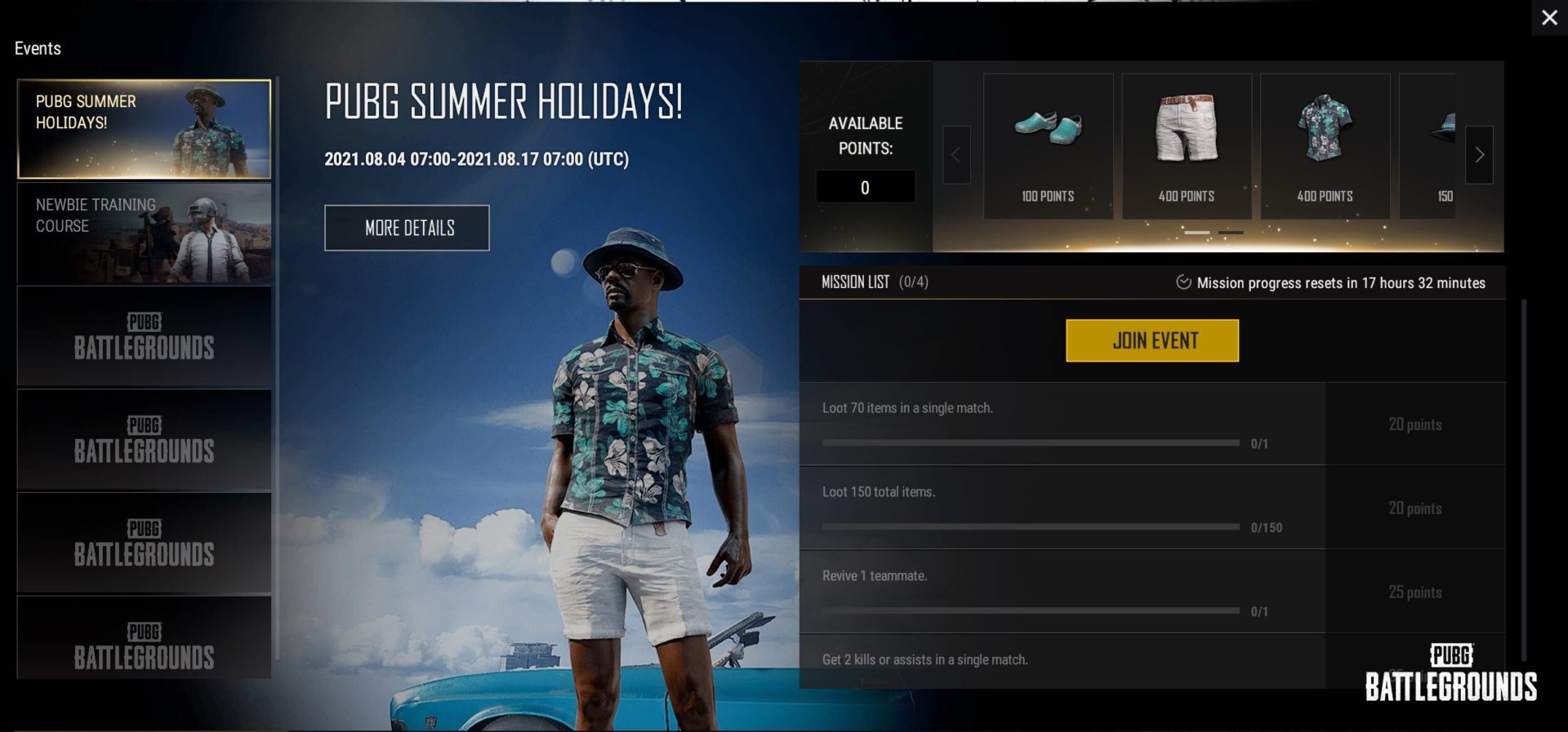 Special Drops – Summer Season - NEWS - PUBG: BATTLEGROUNDS