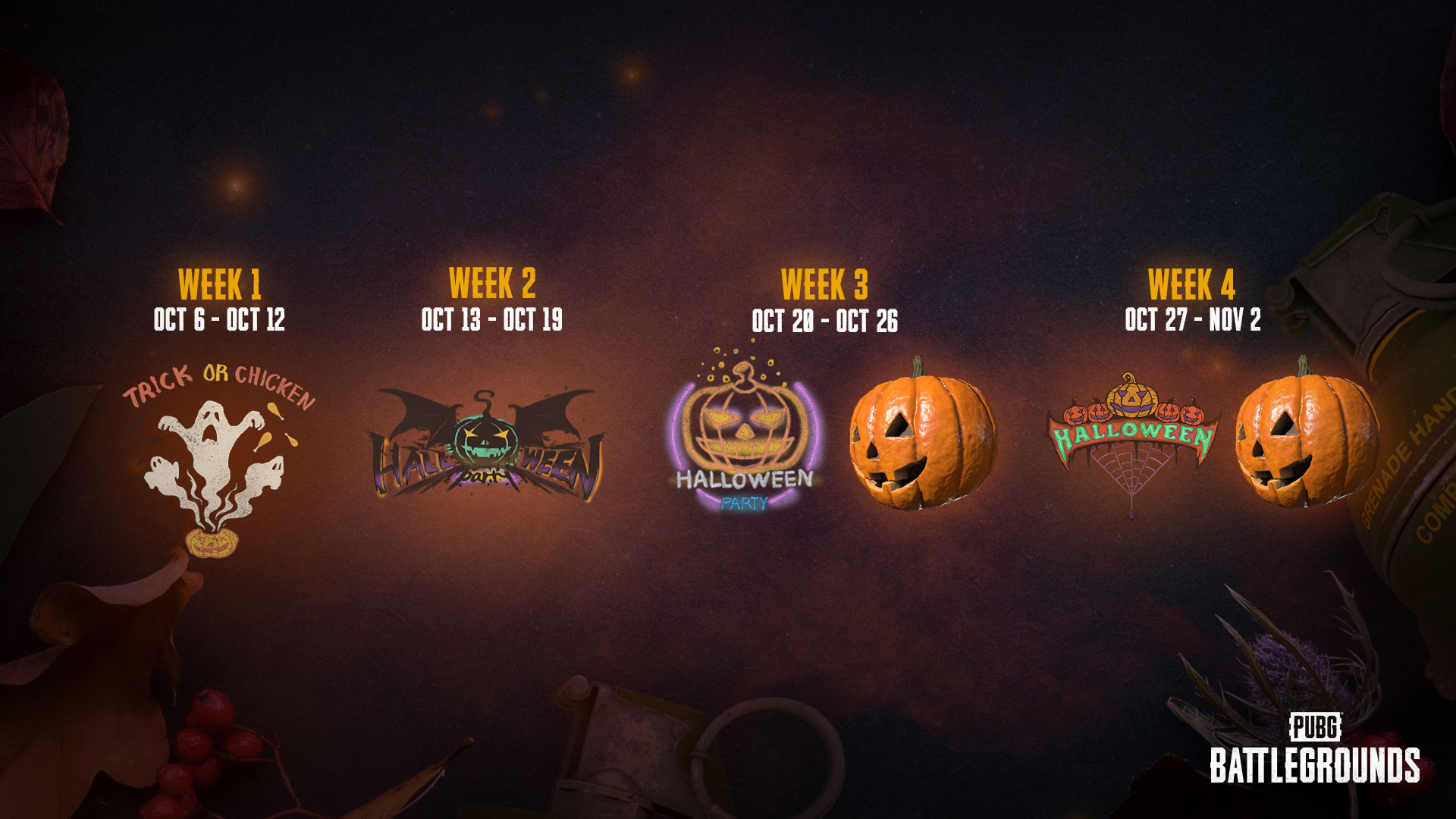 Inviting You to Halloween 2021 - NEWS - PUBG: BATTLEGROUNDS