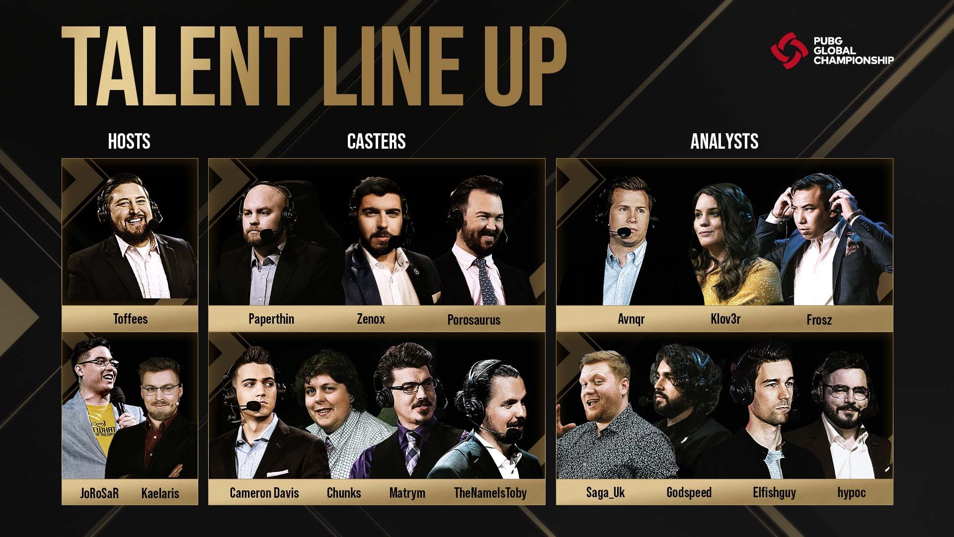 PGC 2021 Broadcasting Channels and Talents - NEWS - PUBG: BATTLEGROUNDS