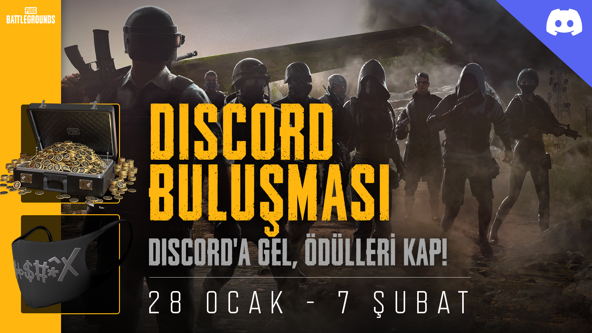 Discord Etkinlikleri - HABERLER - PUBG: BATTLEGROUNDS