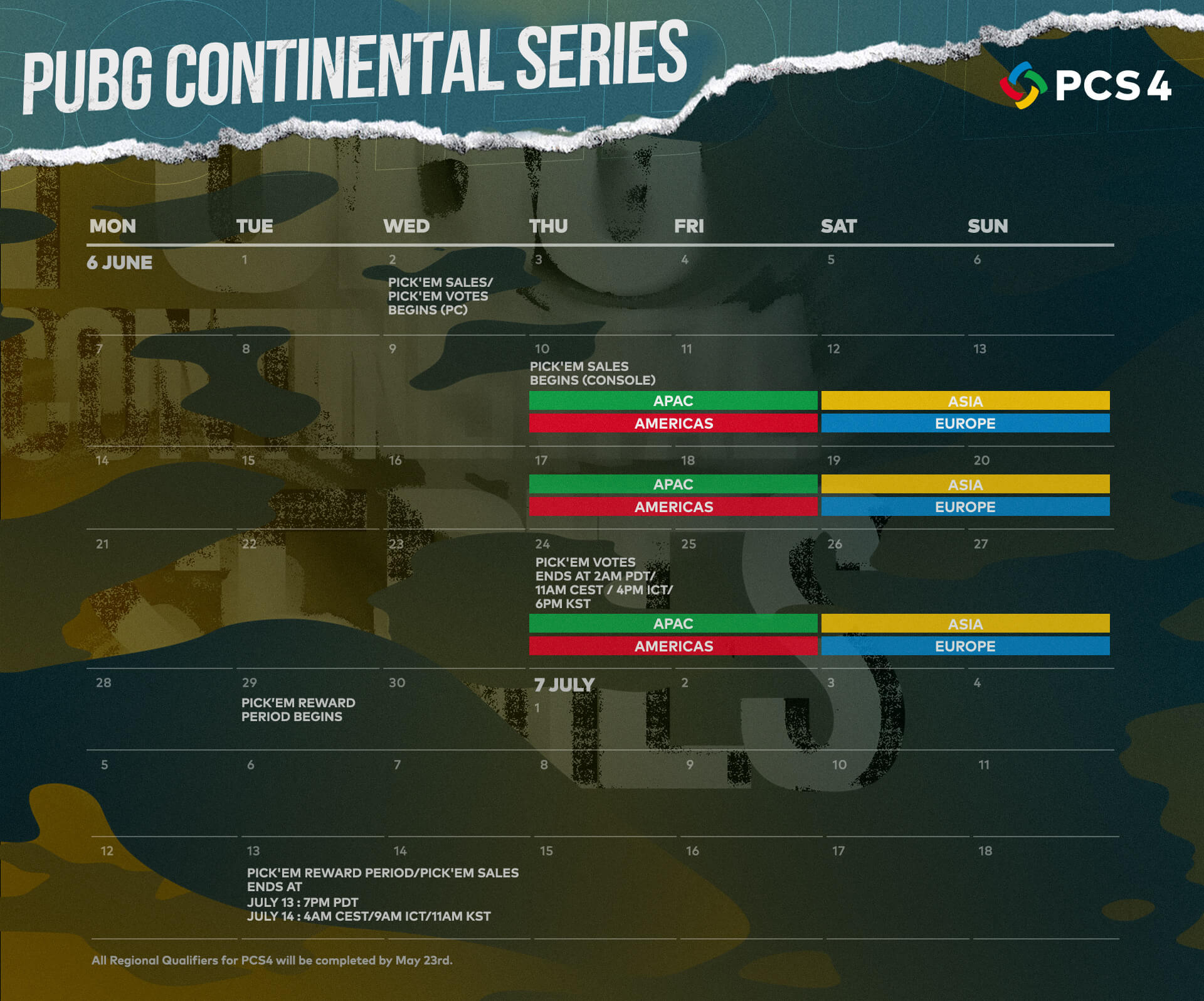 2021年初のPUBG Continental Seriesにようこそ。PCS4について紹介します！ - お知らせ - PUBG ...