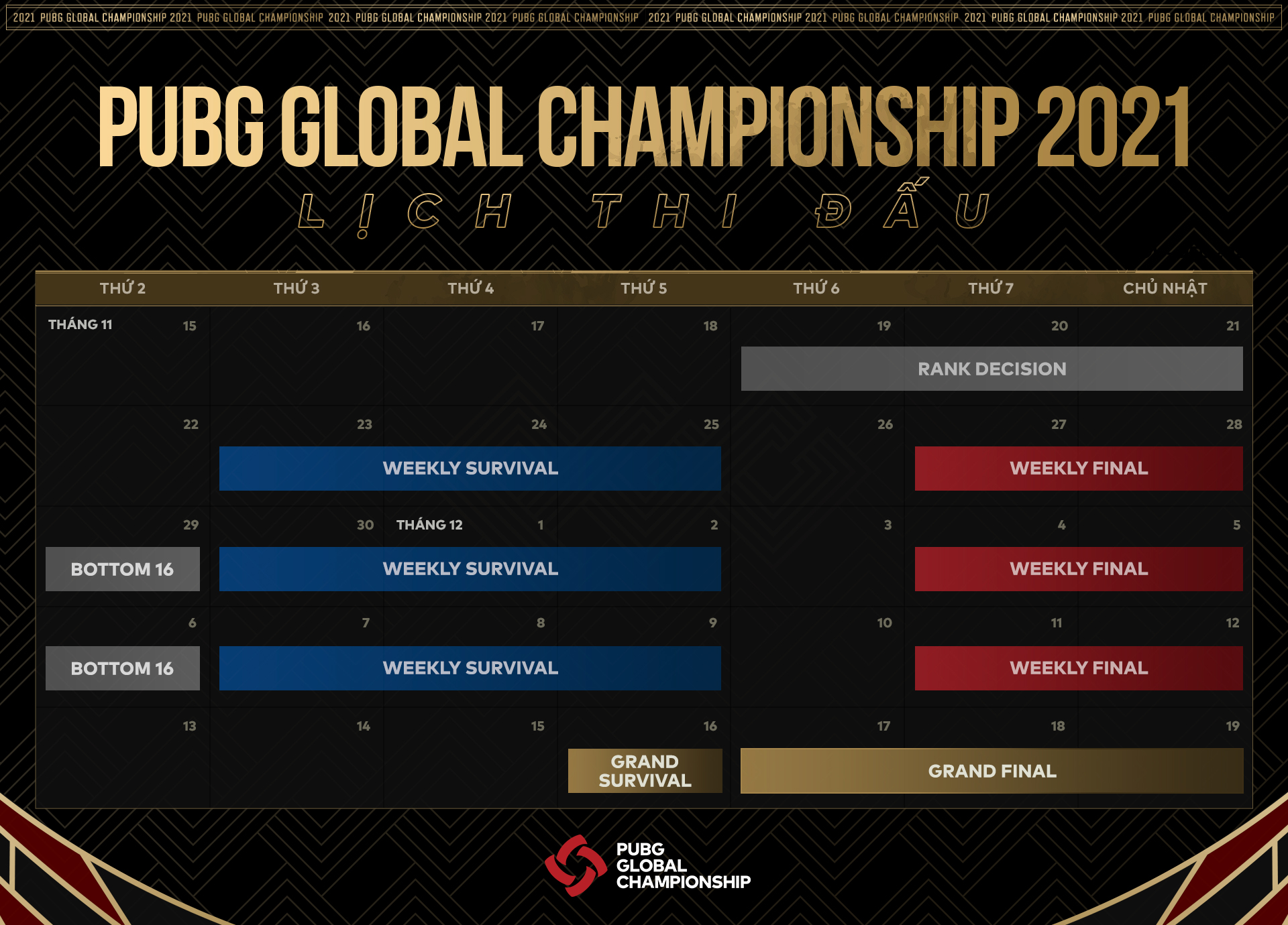 Chào mừng đến với Giải vô địch PUBG thế giới 2021 (PGC 2021) - TIN TỨC - PUBG: BATTLEGROUNDS