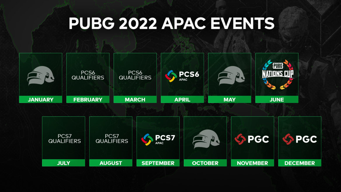 ขอเชิญพบกับแผนการแข่งขัน PUBG Esports ของ APAC ปี 2022 - ข่าว - PUBG ...