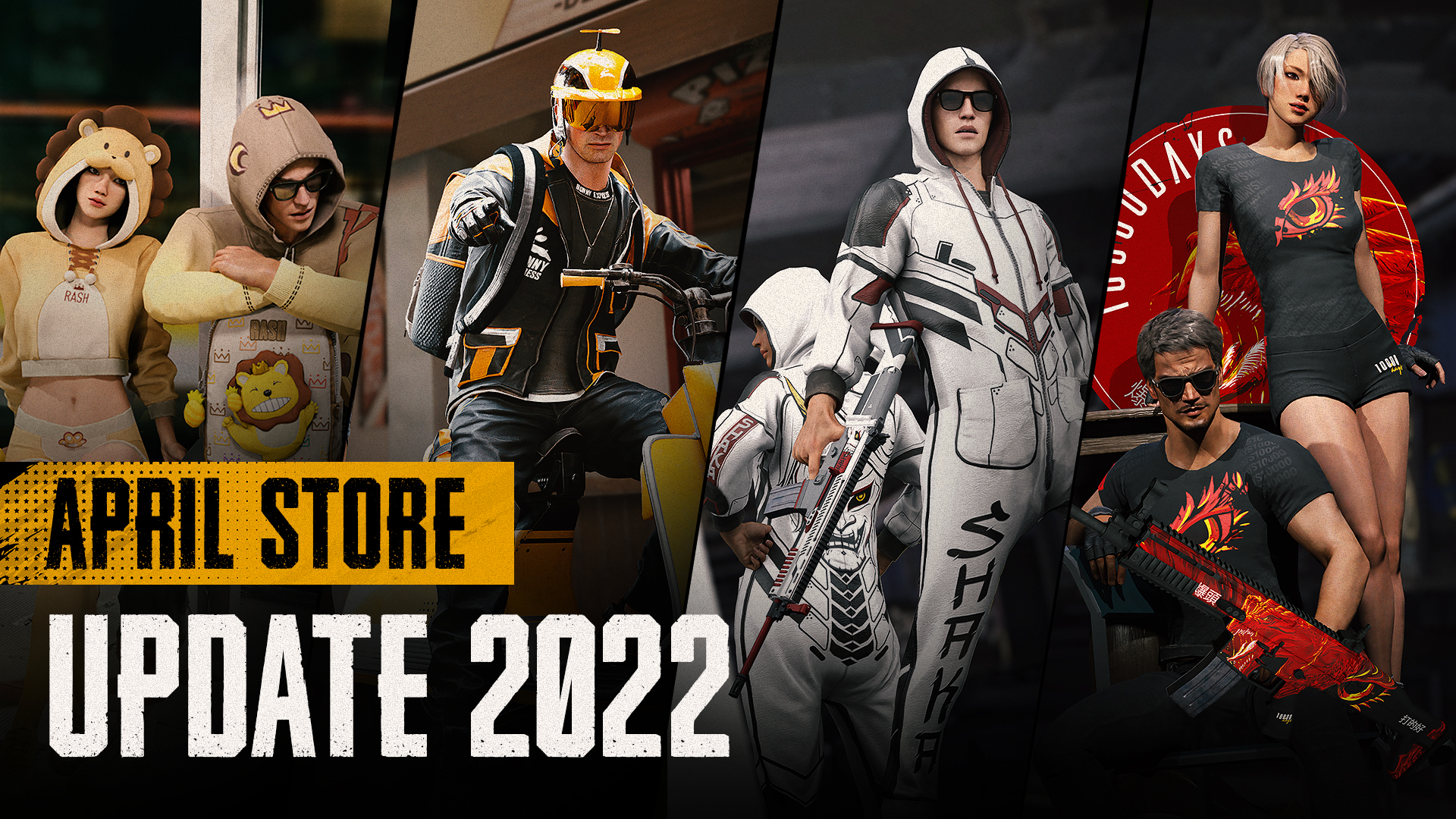 รายละเอียดการวางขายไอเทมเดือนเมษายน 2022 - ข่าว - PUBG: BATTLEGROUNDS