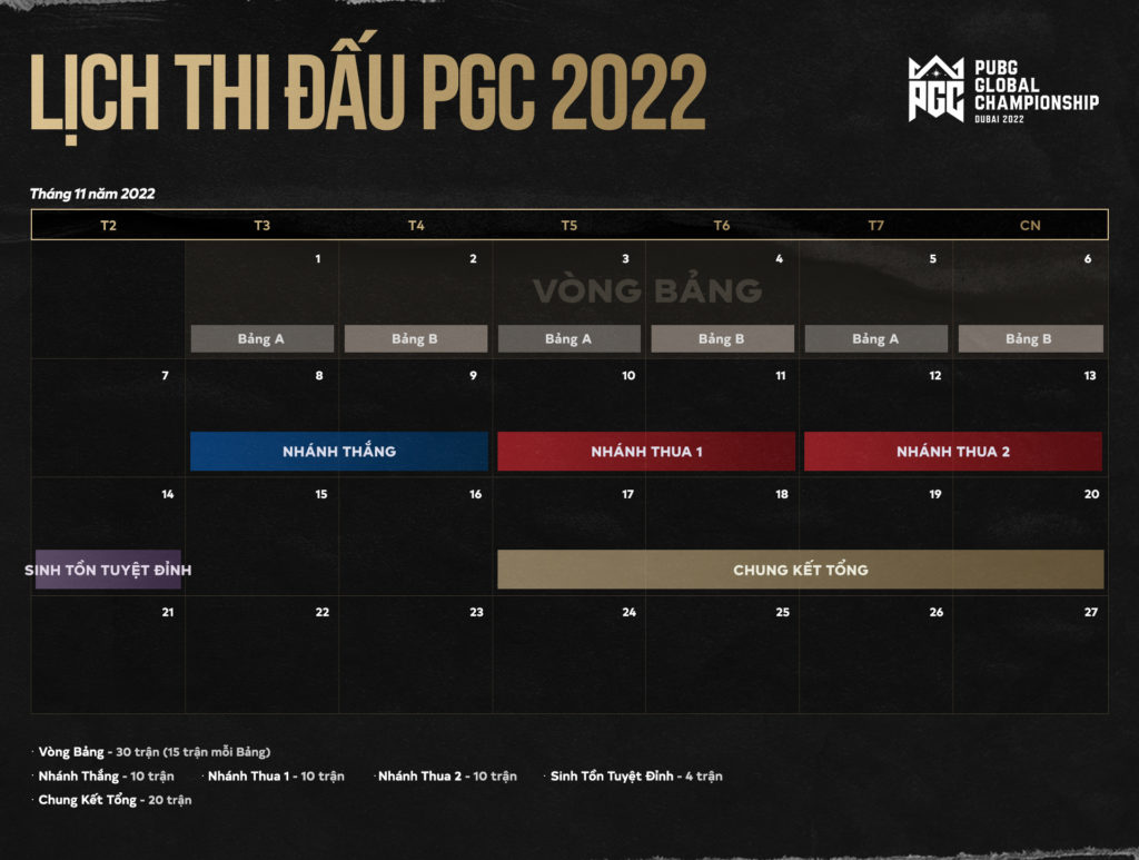Công bố thể thức giải đấu PGC 2022 - TIN TỨC - PUBG: BATTLEGROUNDS