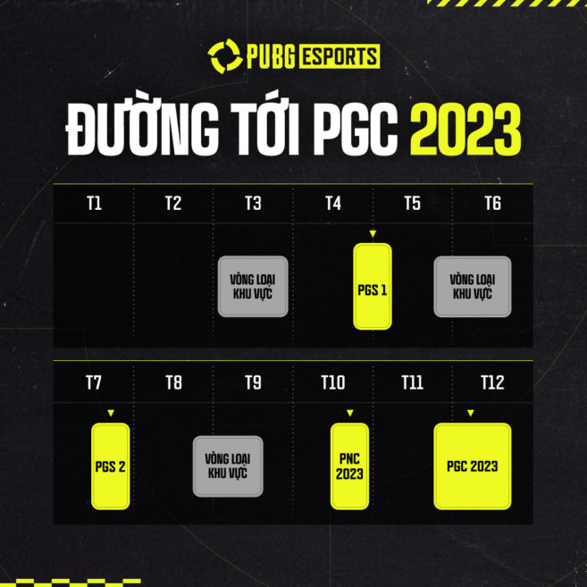 Cập nhật lịch thi đấu PUBG Esports 2023 - TIN TỨC - PUBG: BATTLEGROUNDS